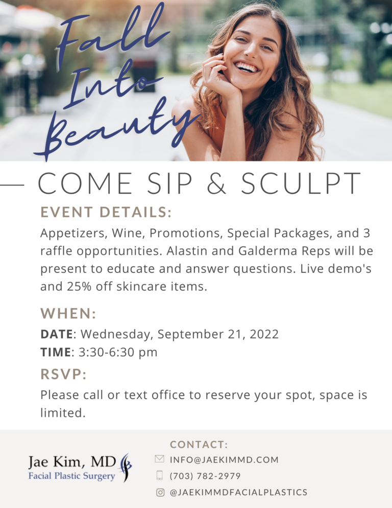 Fall Into Beauty Event - Jae Kim, MD